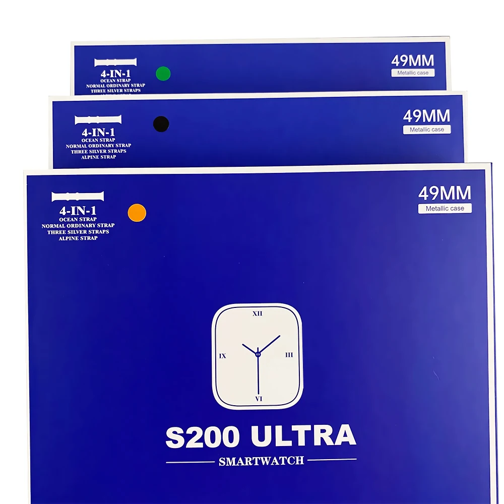 2023 Newest S200 Ultra 4 In 1 2.2 Inch Full Touch Screen Smartwatch ...