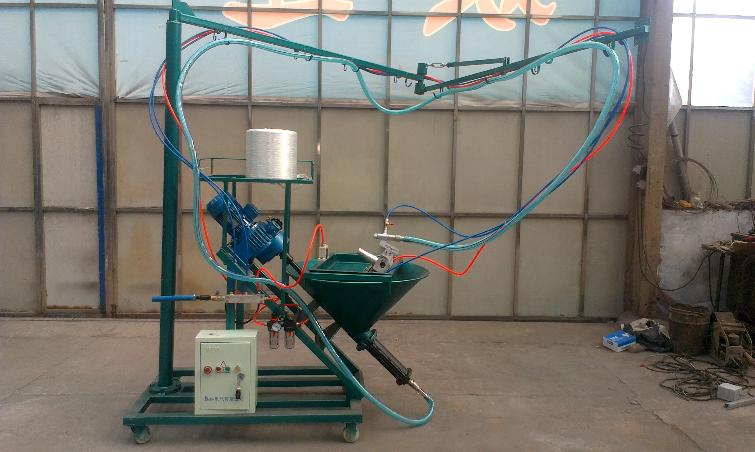 GRC Fiberglass Spraying Machine Construction Mortar Spraying Equipment ...
