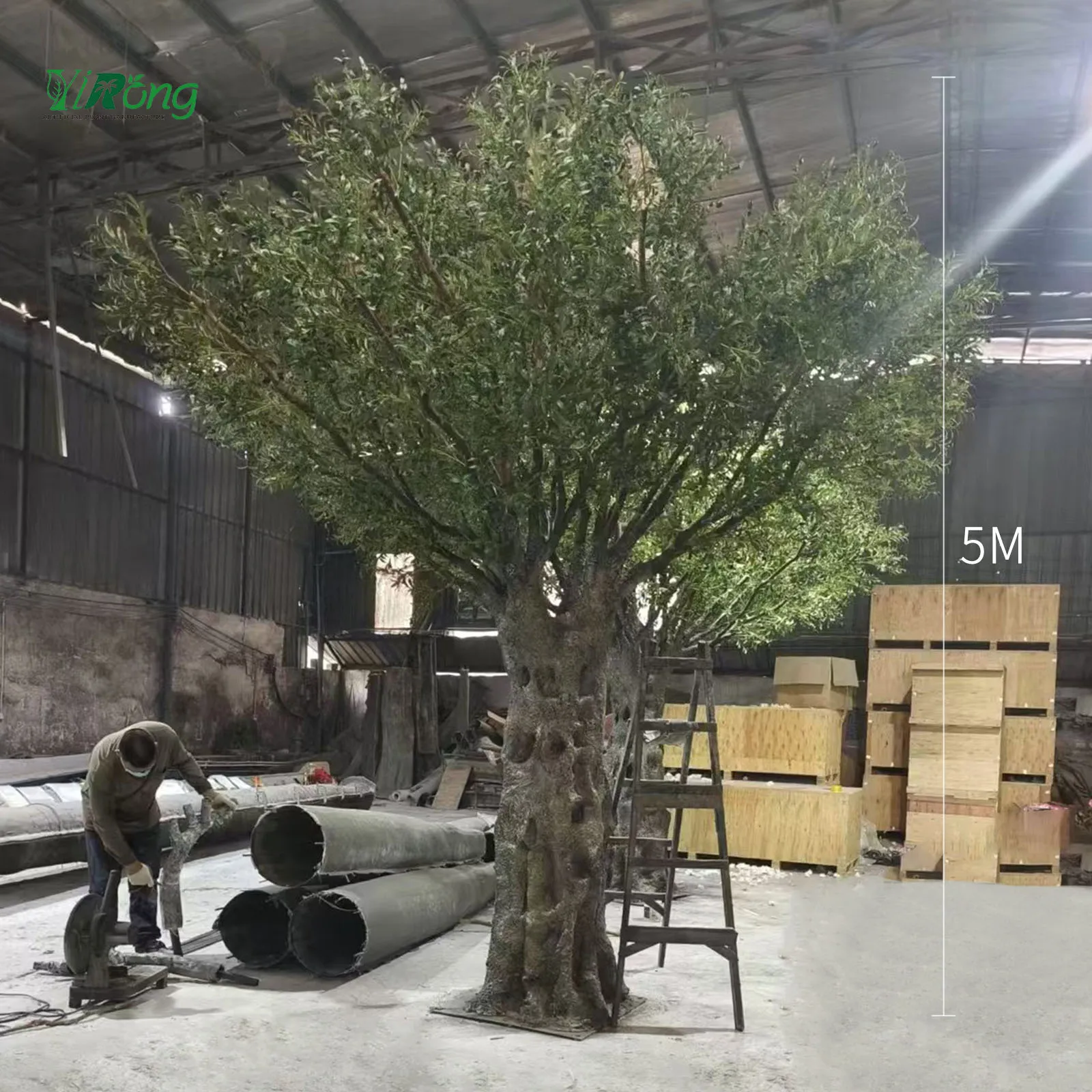 Handmade 5.5 Meters High 4.5 Meters Wide Evergreen Large Artificial Big ...