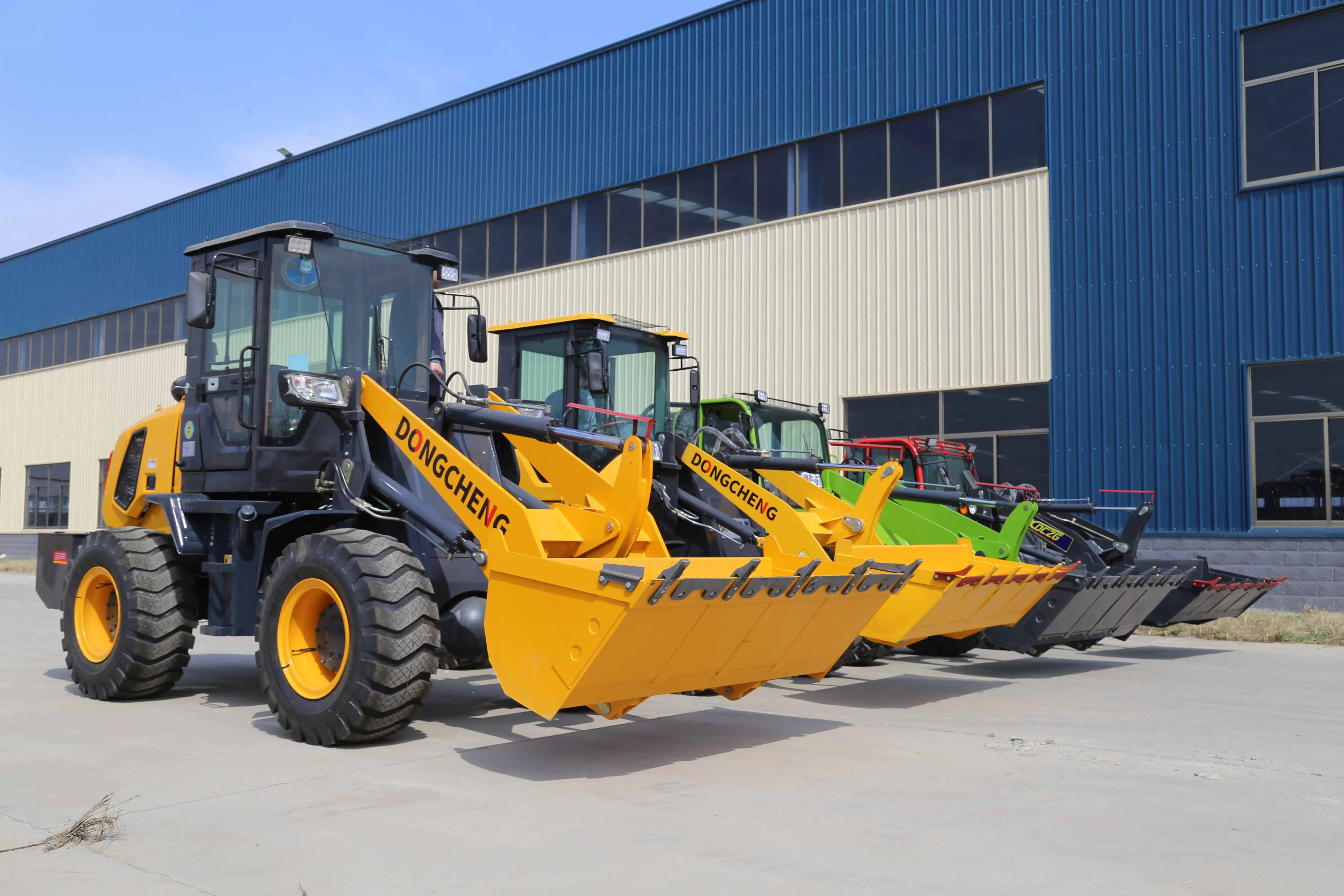 Mini Skid Steer Backhoe Loader 4x4 Used 400kg Small Front End Loader ...