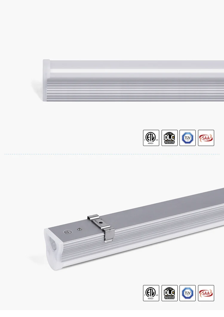 Curved Lens Pir Sensor Optional Commercial Lighting T8 Integrated Led ...