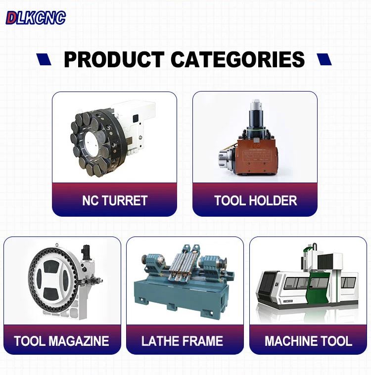 D Series Axial Servo Power Tooling Turret For Nc Lathe Slant Lathe 8/12 ...