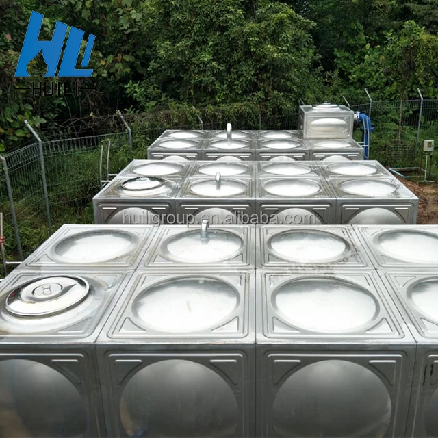 Welding Modular Stainless Steel Rainwater Reservoir 1000 10000 100000 ...