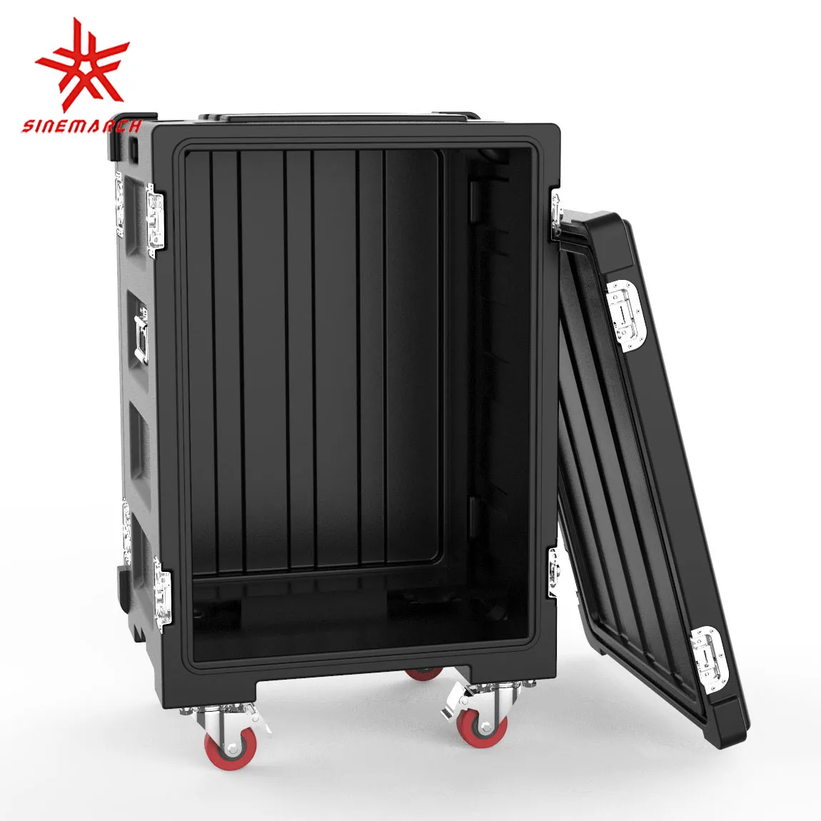 16u Hdpe Flight Case Waterproof Rack Case For Pro-audio Power Distro ...