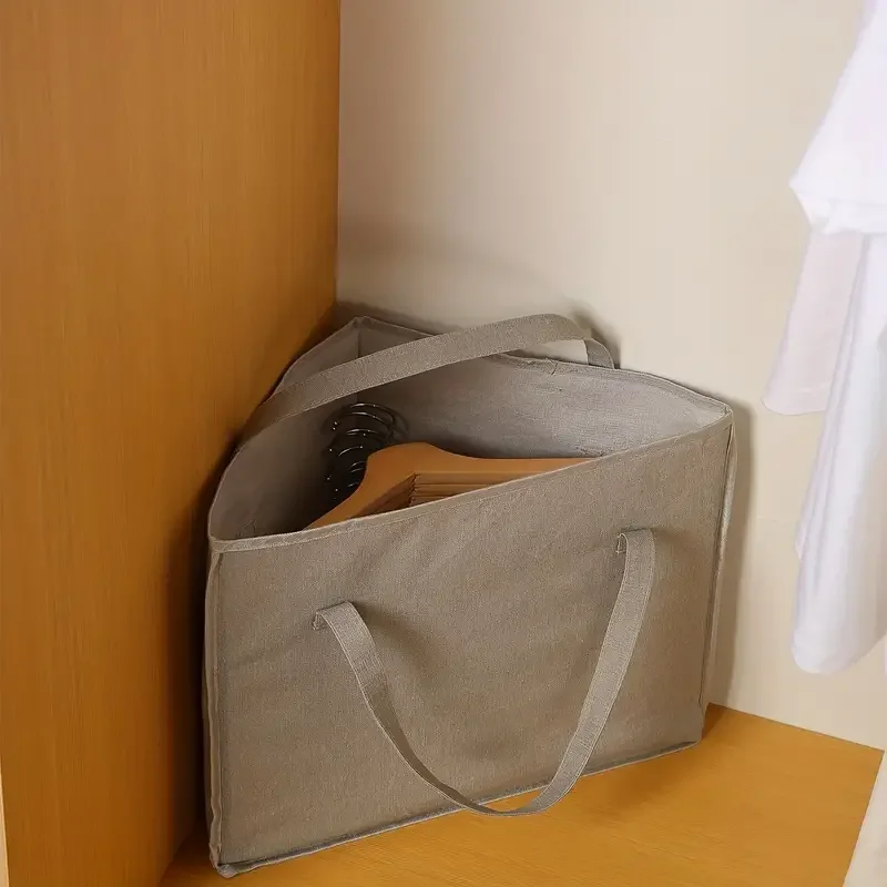 Hanger Storage Triangle Bag Holder With Handles Household Storage ...