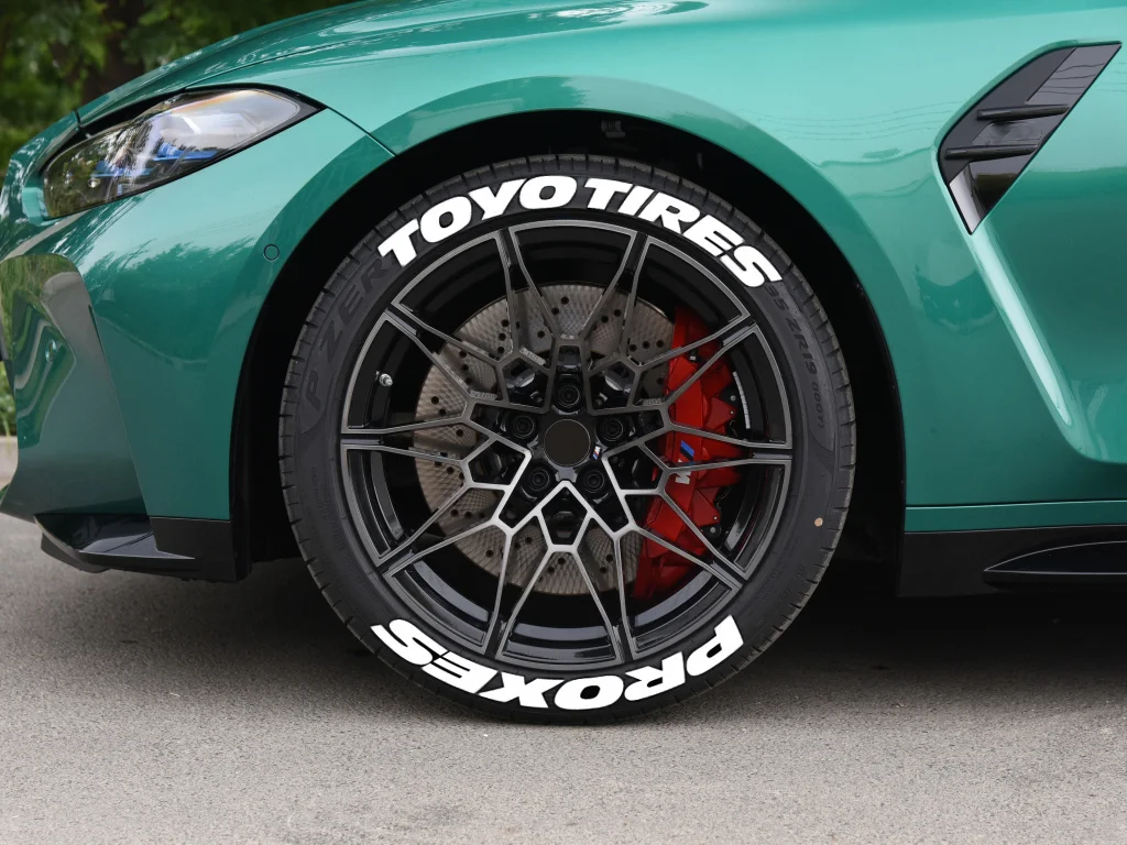 Custom Tire Lettering Stickers - Enhance Your Car Style