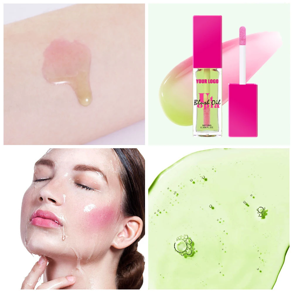 OEM Color Changing Blush Oil PH Blush Oil Green to Pink Magic Lip Oil ...