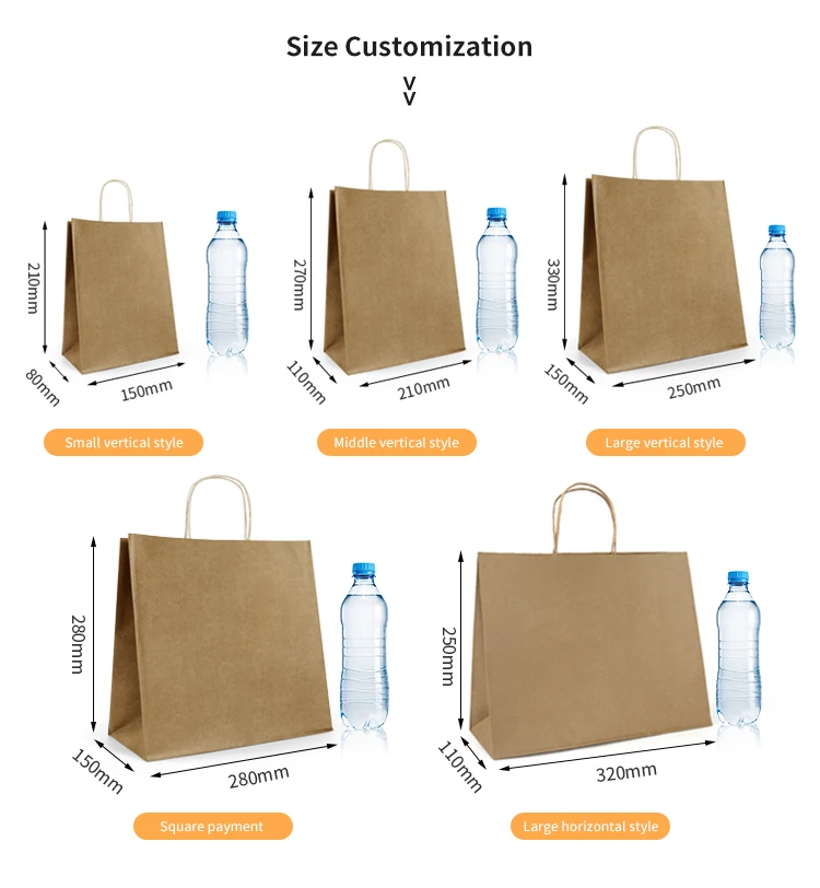 Customized Paper Bag With Handle Luxury Paper Bag Packaging - Buy ...