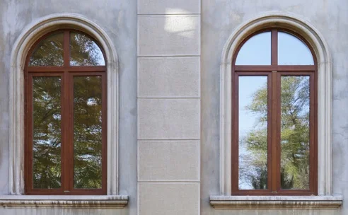 European Aluminum Arch Window Frame With Casement Double Africa Popular ...