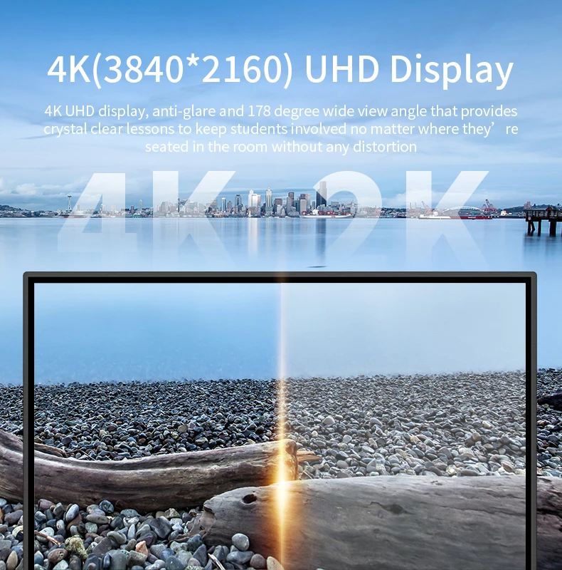 Interactive Panel 110 Inch For Meeting 4k Display 20 Points Touch ...