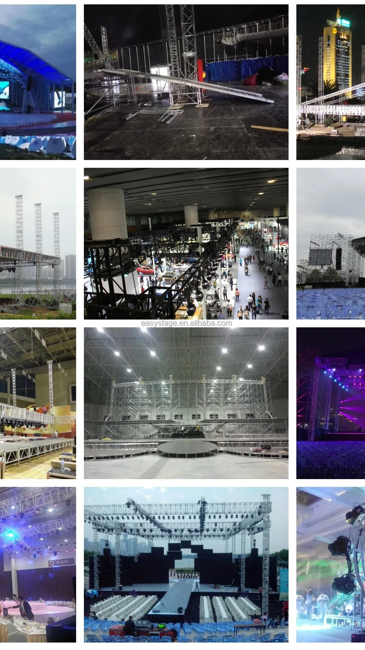 Customized Stage Truss System Trusses For Events Event Stage System ...