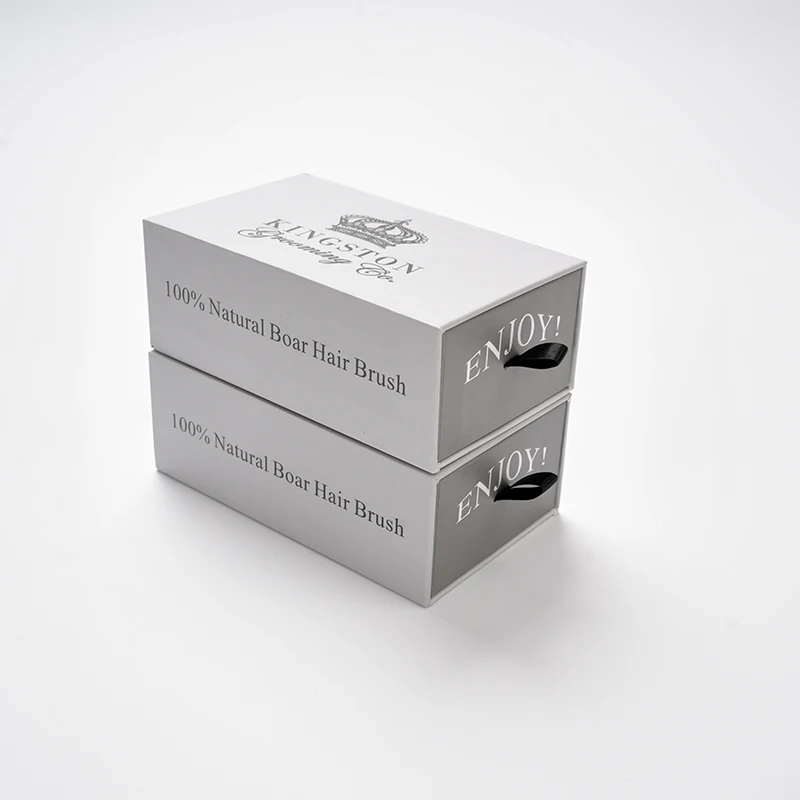 Custom Printing Hard Rigid Cardboard Luxury Sliding Box With Ribbon ...