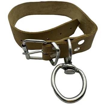 Genuine Leather Handmade 360 Rotatable Brown Special Production Dog ...