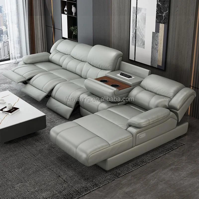 Modern Space Capsule Style Sofa Set Furniture Living Room Leather ...