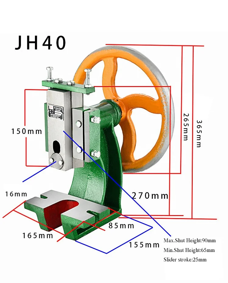 Manual Hand Press Machine with 4kn Press Power Hand-Operated Disc ...