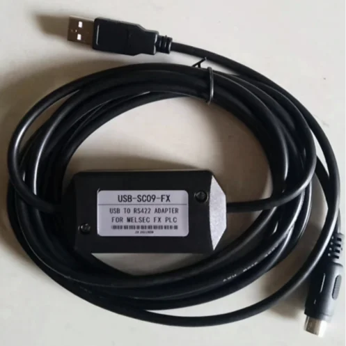 Plc Programming Cable Fx3u/1n/2n Data Cable Connection Cable Usb-sc09 ...