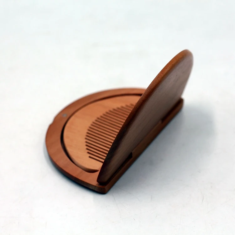 Qingtang Crafts Portable Comb Small Size Makeup Mirror Comb Mirror Set ...