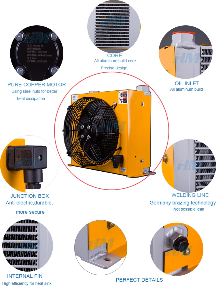 High Quality Crane Radiator Car Mounted Crane Heat Exchanger Air Cooled ...