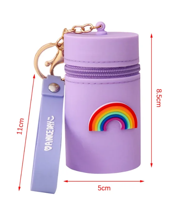 Cute Bucket Portable Bucket Coin Purse Silicone Coin Bag Sundries ...