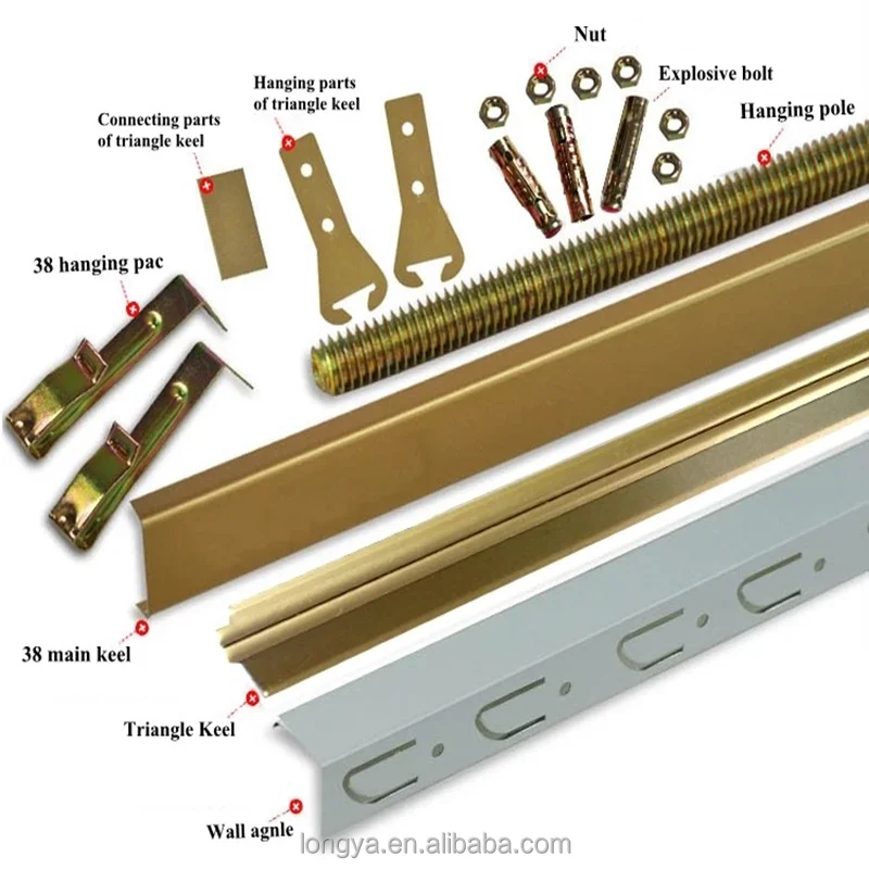 Galvanized Steel Ceiling Triangle Bar - Easy Installation