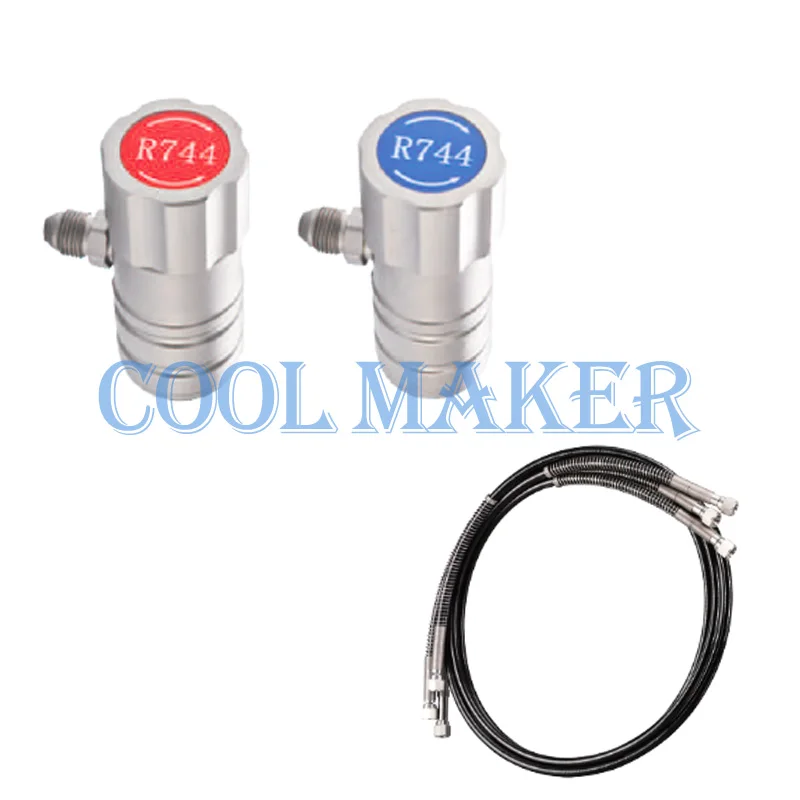 R744 CO2 Pressure Test Manifold Gauge Set for AC & Refrigeration