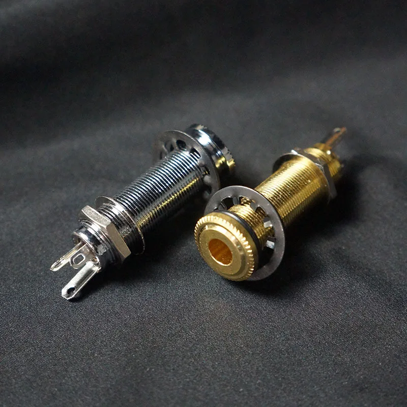 Guitar Jack Socket - 1/4" Threaded Cylinder Output Input