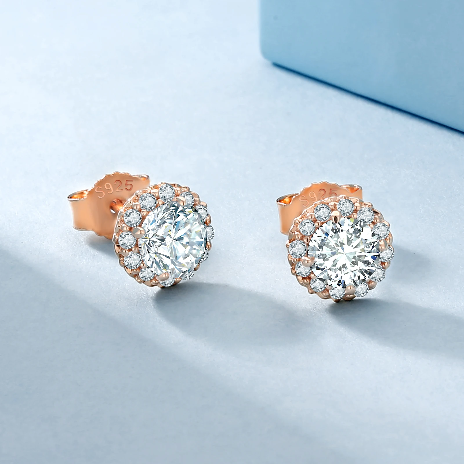 Customized Designer Earrings Women Vvs1 Moissanite Earrings Gra ...