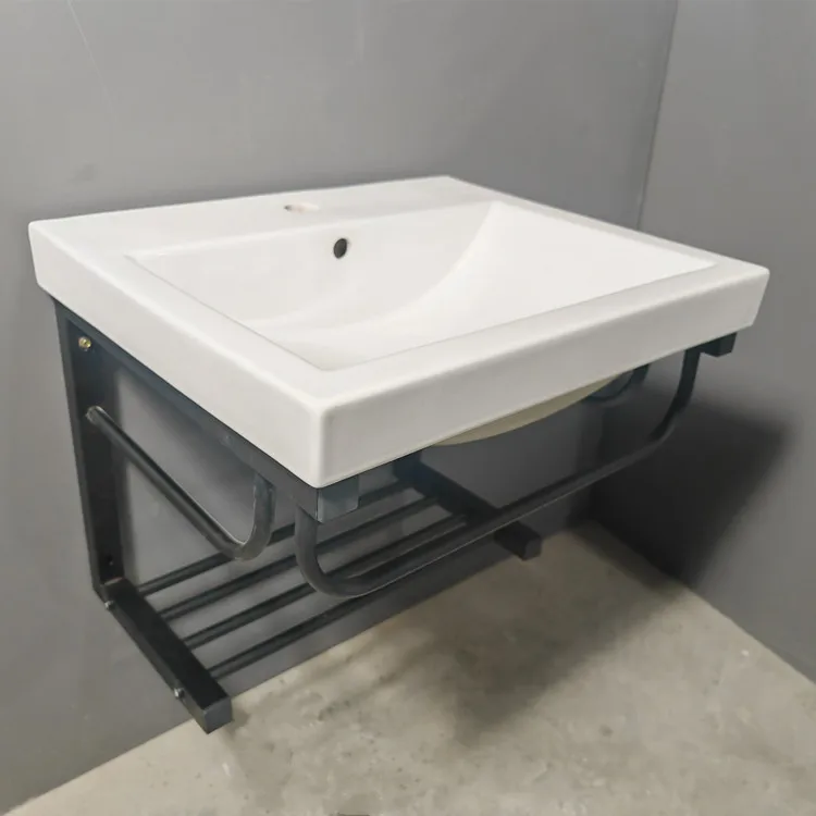 Economical Ceramic Wall Mount Wash Basin With Brackets - Buy Wash Basin ...