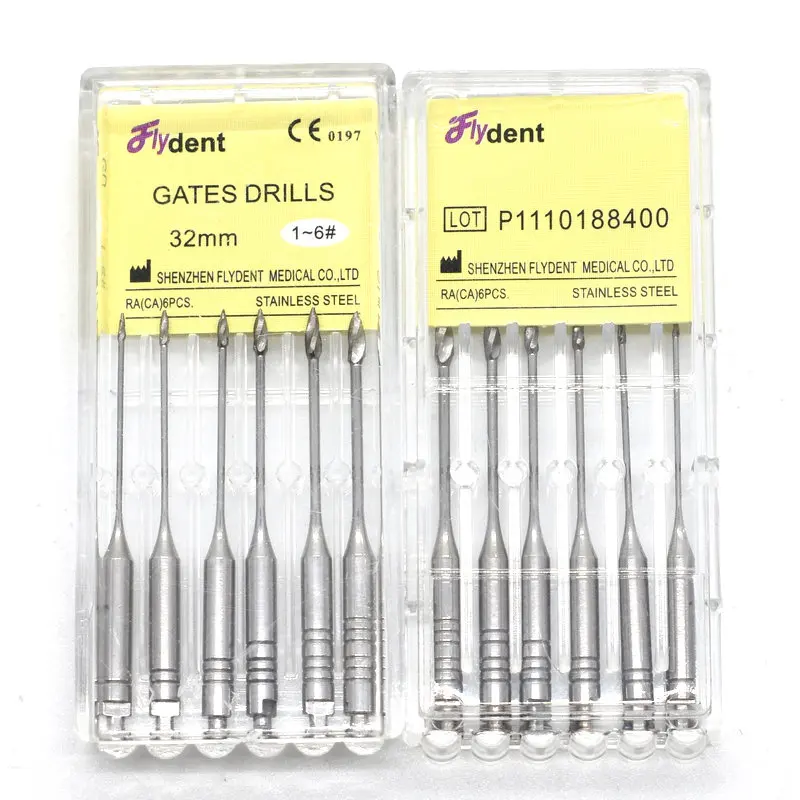 Dental Rotary Gates Drills Endodontic Reamers Drill Burs Gates Glidden ...
