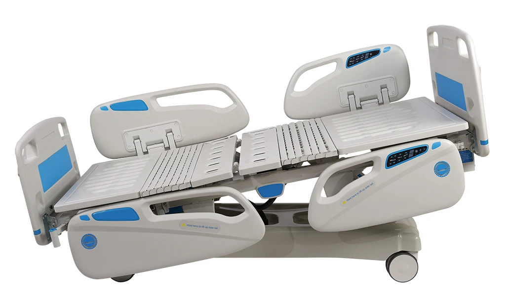 Hospital Bed with CPR and Advanced Heat-Sensing Touch Panels