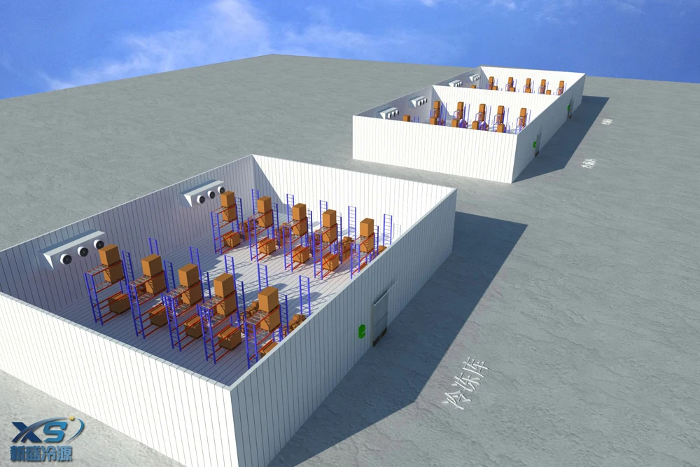 Cold Chain Insulated Storage Evaporator R22 Refrigerant Cold Storage ...