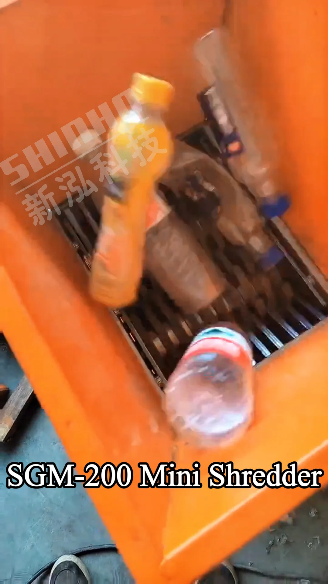 Shinho Automatic Multifunction Mini Double Shaft Shredder Scrap ...