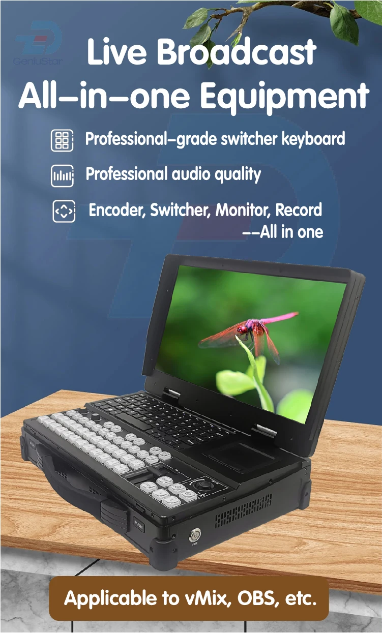 Multifunctional Live Streaming Equipment for Virtual Studios