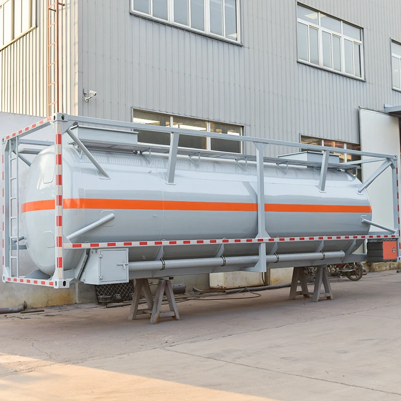 Alibaba.com: 20FT 30FT 40FT 24m3-28m3 ISO Fuel Oil Tank Container for Hf Acid Transport ...