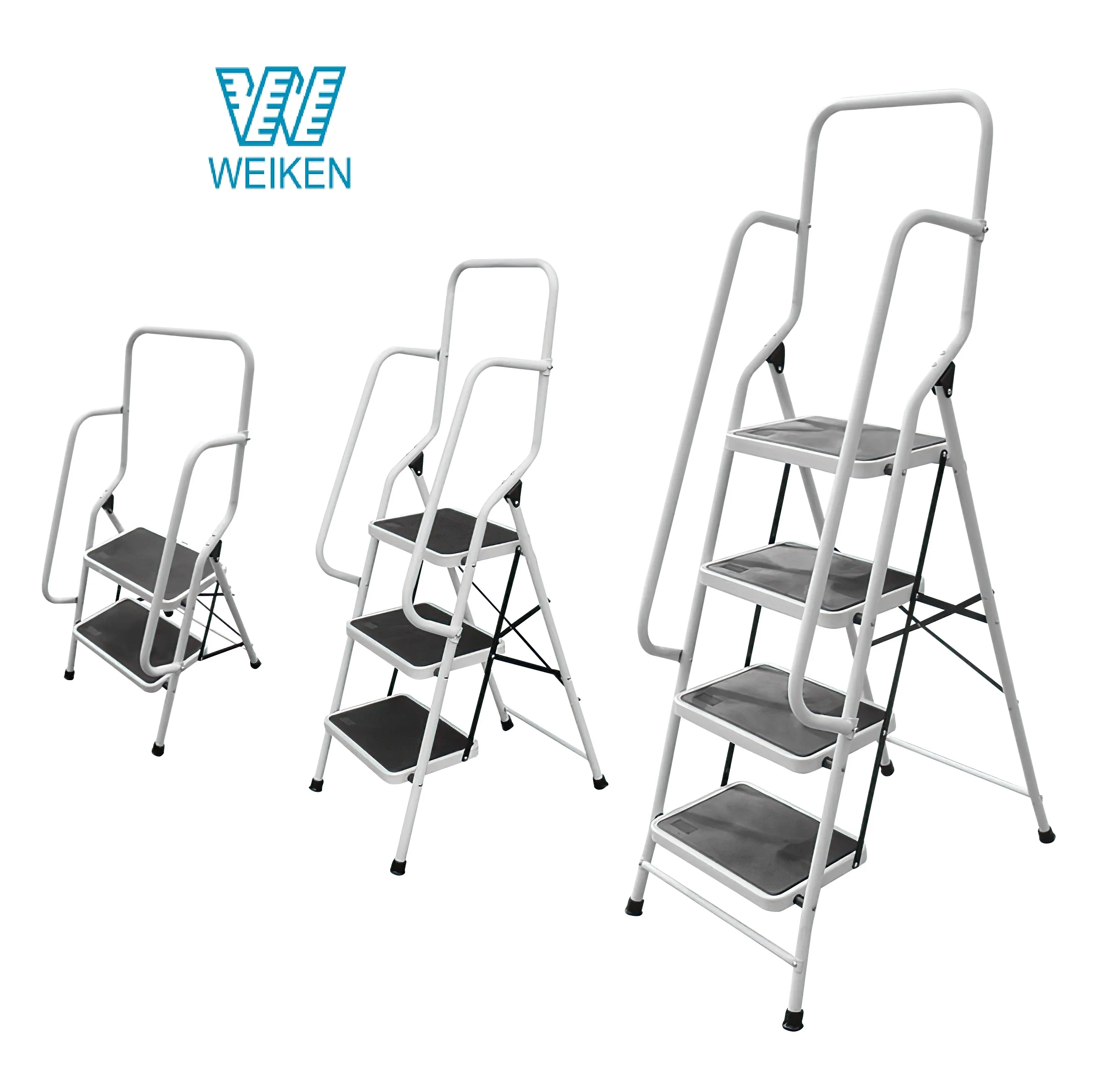 Wholesale Ladders Steel Folding Step Ladders with Handrail and ...