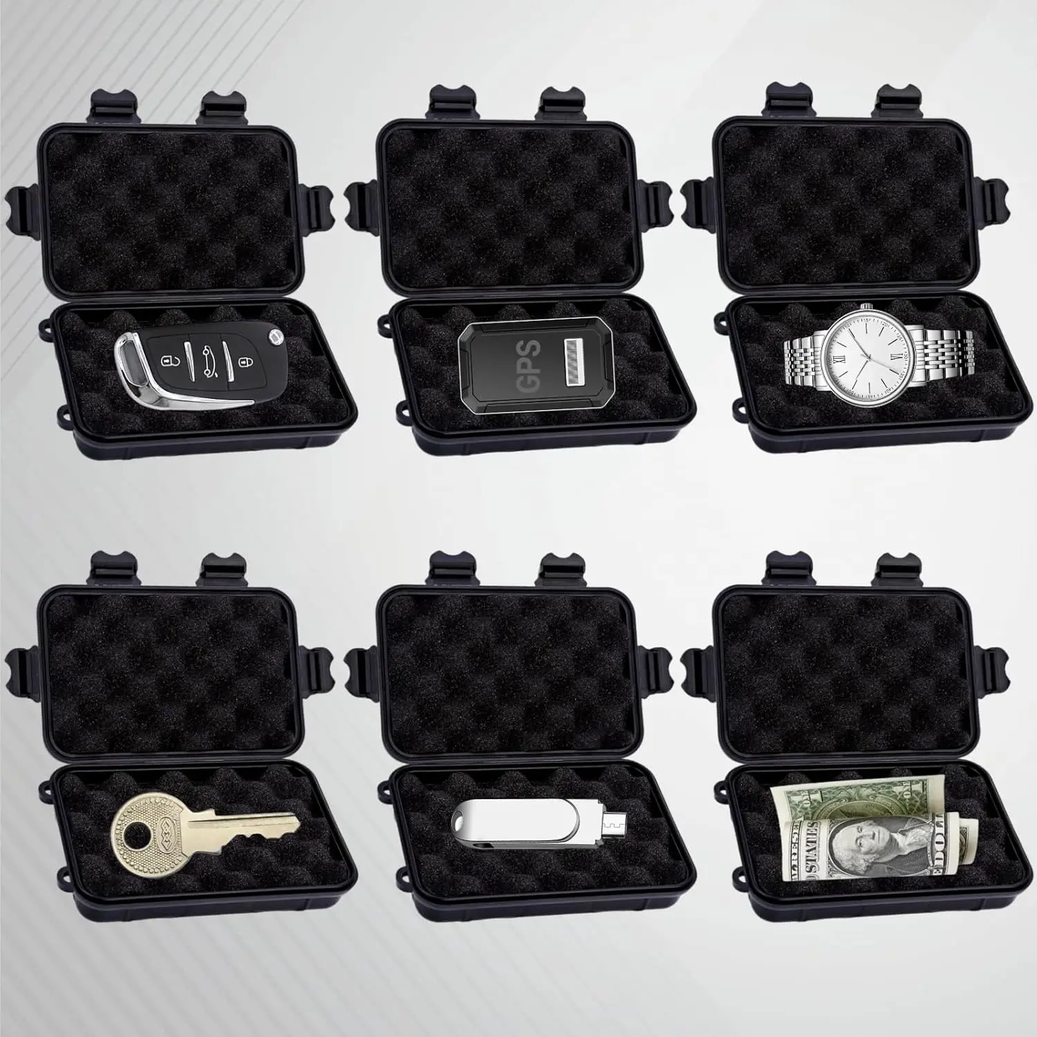 Waterproof Stash Box for GPS Trackers Box Under Car Magnetic Key Holder ...