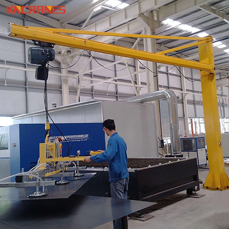 VVVF Control 250kg 500kg 1 Ton 2 Ton 3 Ton 5 Ton 20t Workshop Column Electric Floor Mounted Jib ...