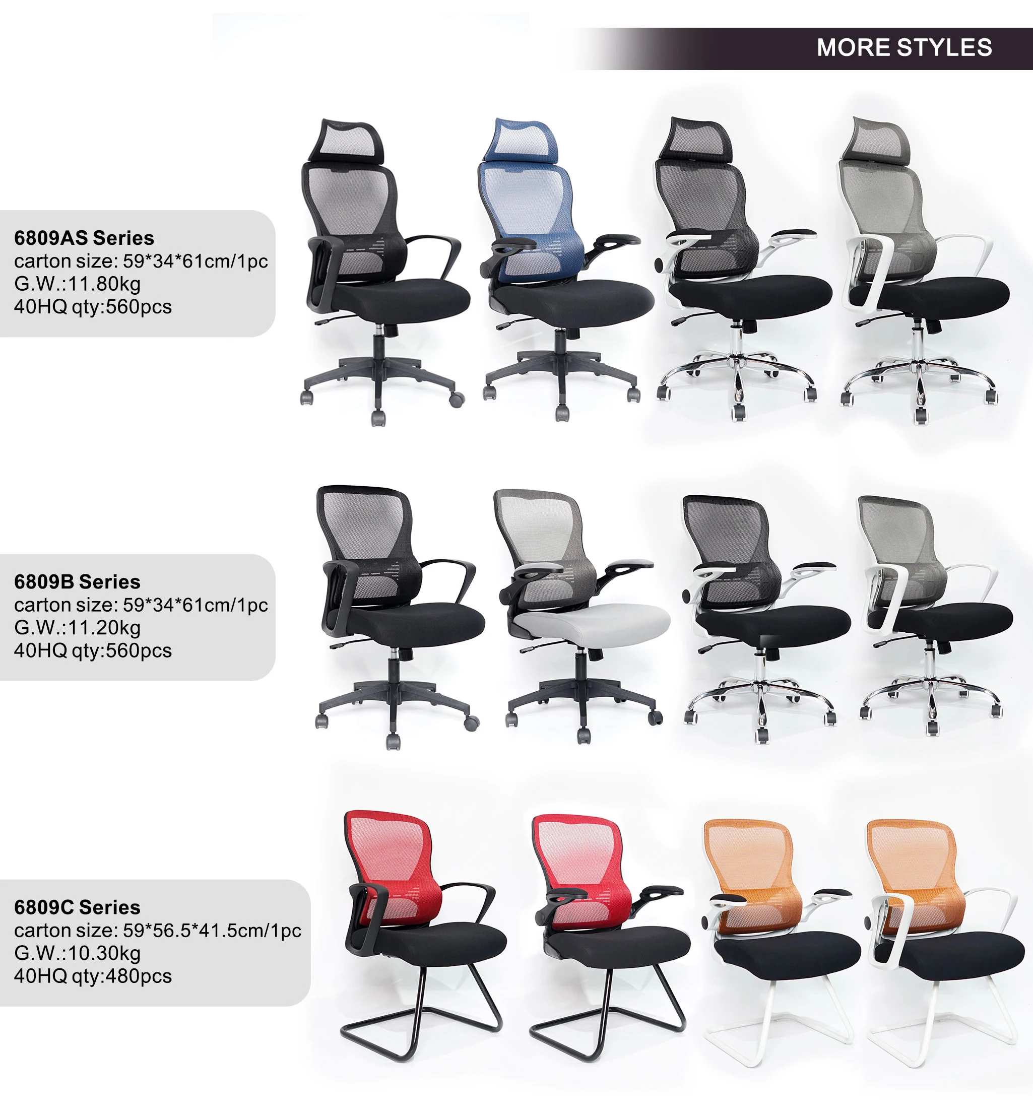 Kabel High Quality Flip up Arm Chaise De Bureau Computer Office Mesh ...