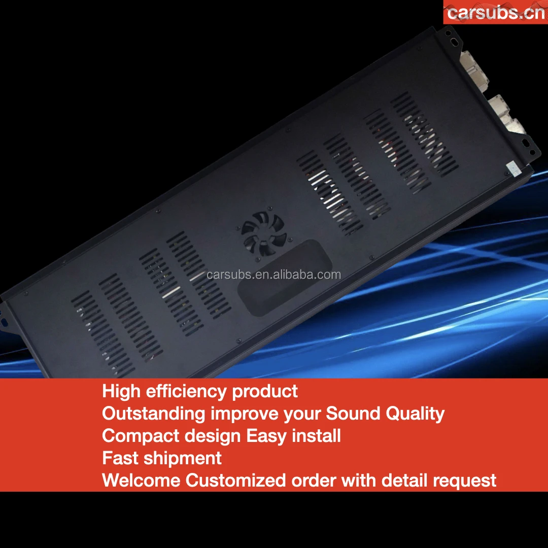 OEM Korea Board RMS 4000W Car SPL Subwoofer Amplifier Dynamic 0.5 Ohm ...