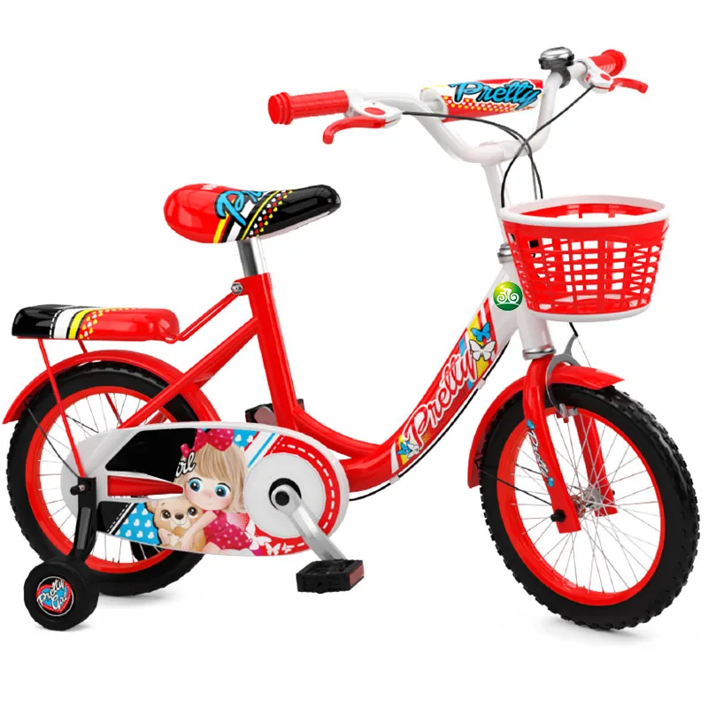 New 4 Wheel Baby 12 14 16 18 20 Inch Children Bicycle Kids Children ...