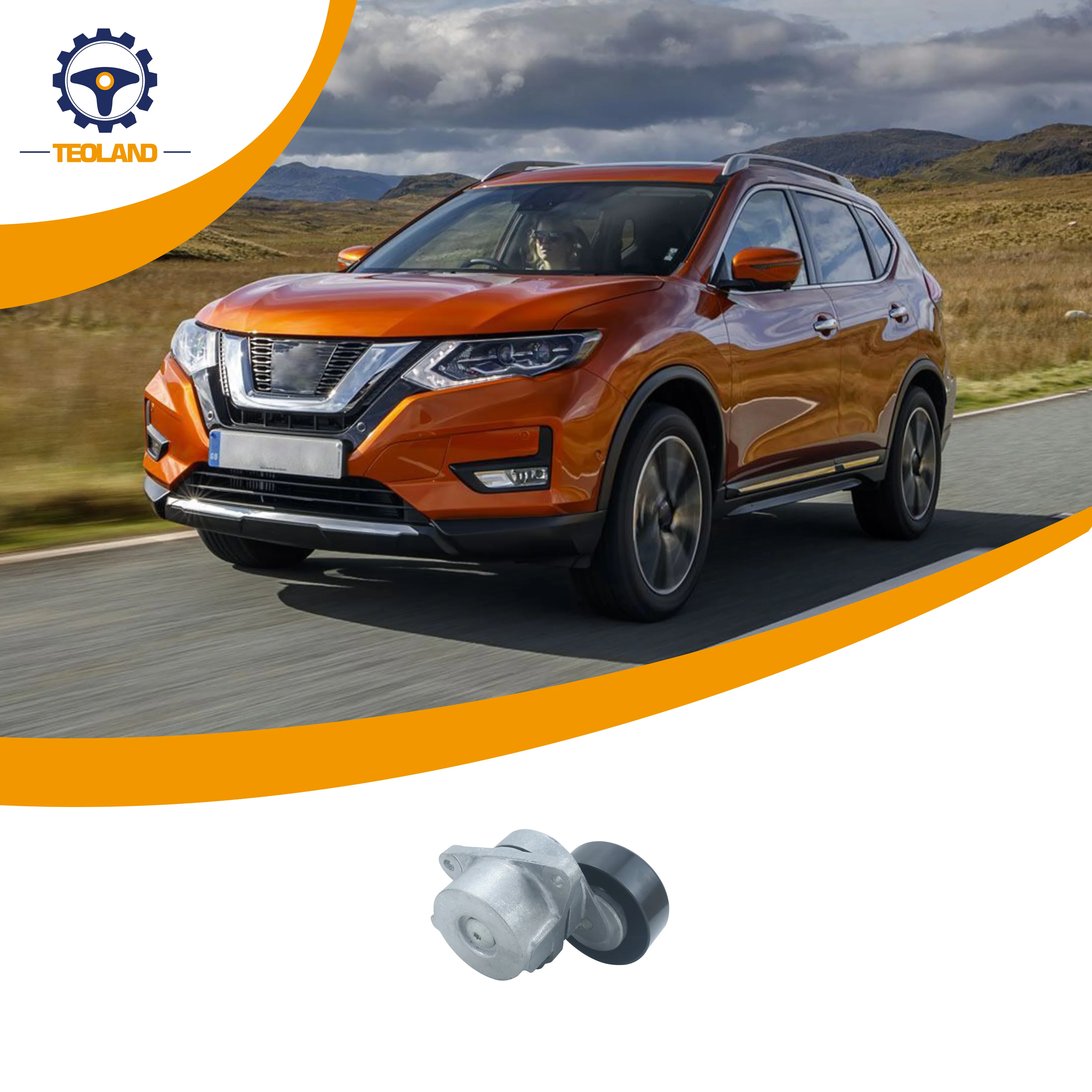 Auto Transmission System Pulley Idler Belt Tensioner Oem 11955-ja00a ...