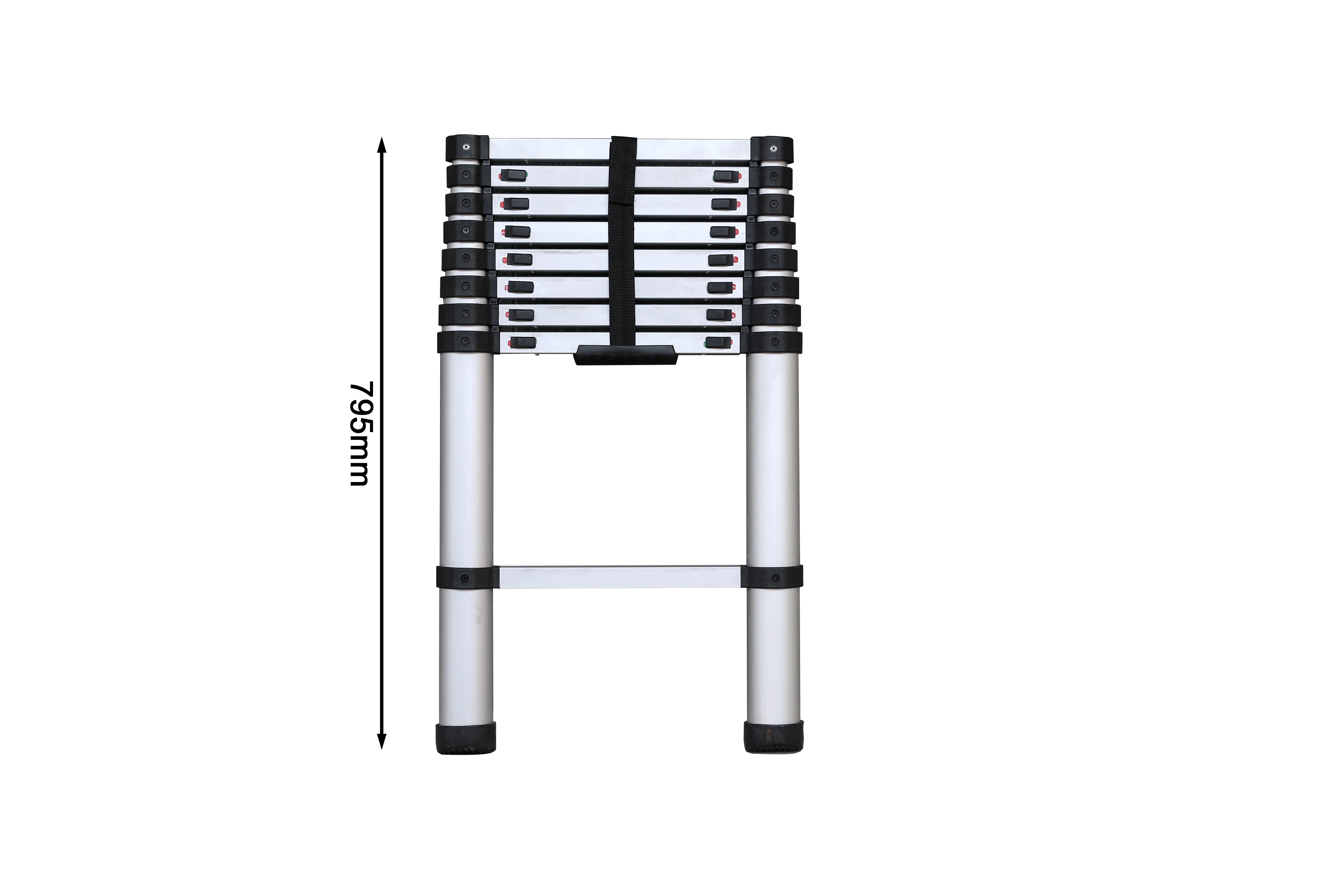 Household Adjustable Ladder Aluminum Telescopic Ladder - Buy Household ...