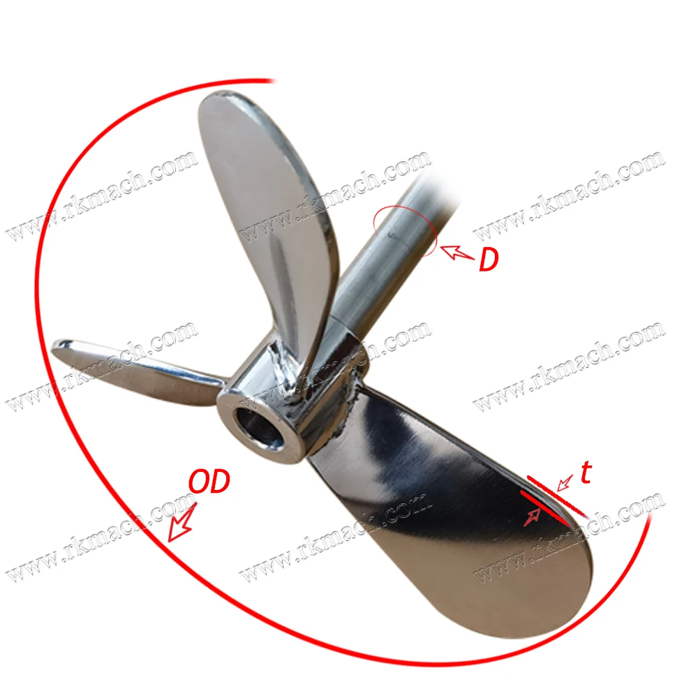 200mm Mixing Impeller - Efficient Liquid Mixing Solutions