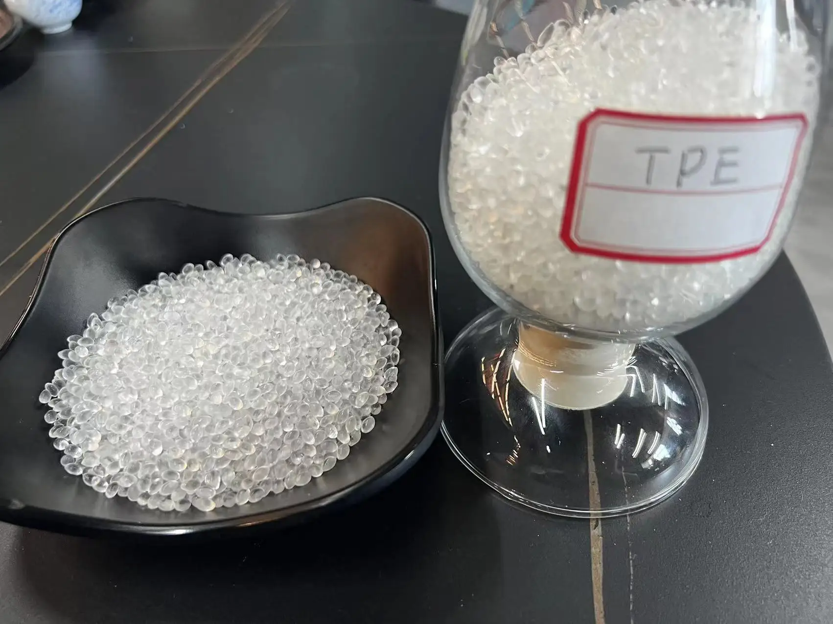 Virgin Tpr/tpe/tpv Granules/natural And Black Tpe Raw Material Virgin ...