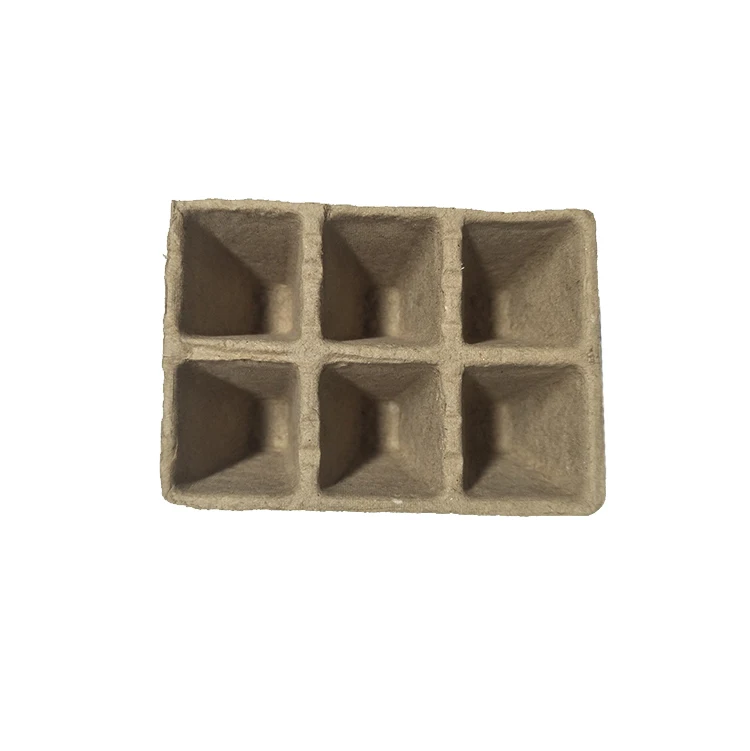 Eco-friendly Seed Planting 2x3 Cells Nursery Tray Paper Planting Tray ...
