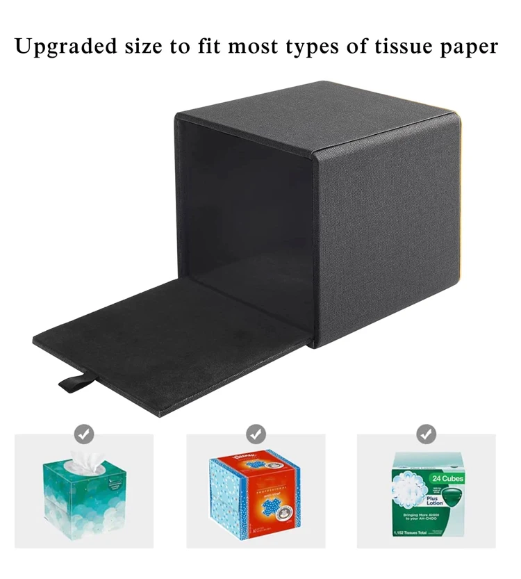 Modern Luxury Home Decor Leather Tissue Box Restaurant Tissue Box - Buy ...