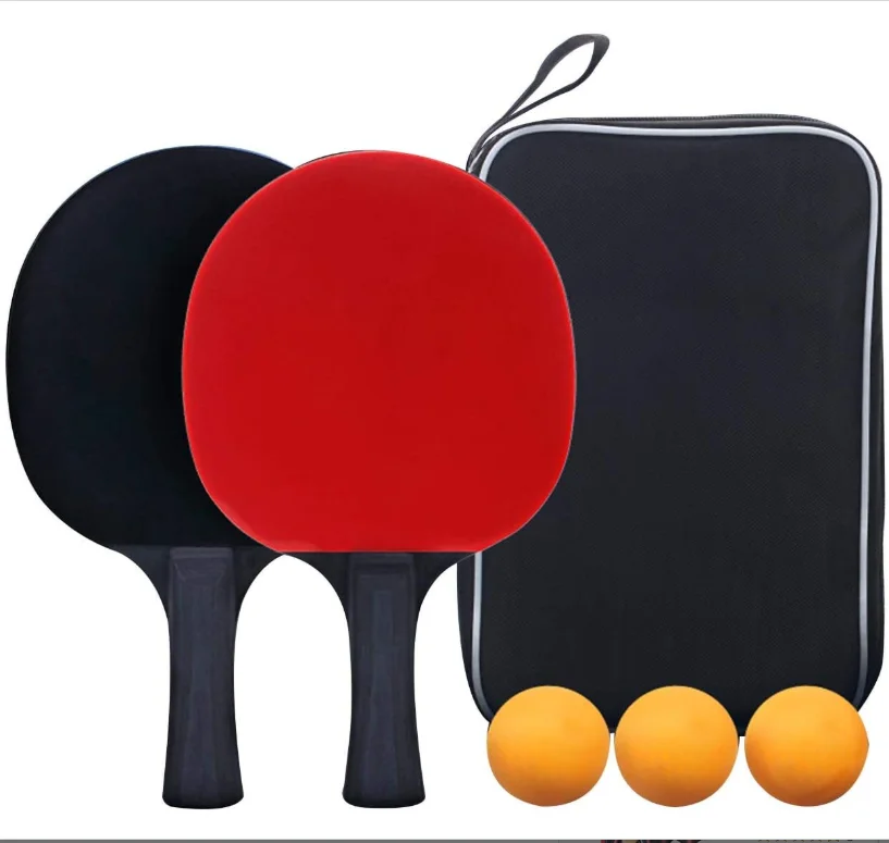 Customized Portable Table Tennis Racket Set 2 Racket 3 Ball ...