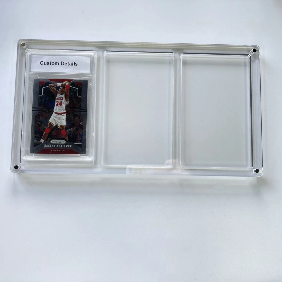 Sports Card Psa Slab Display Frame 3x1 Ultra Clear Display Case - Buy ...