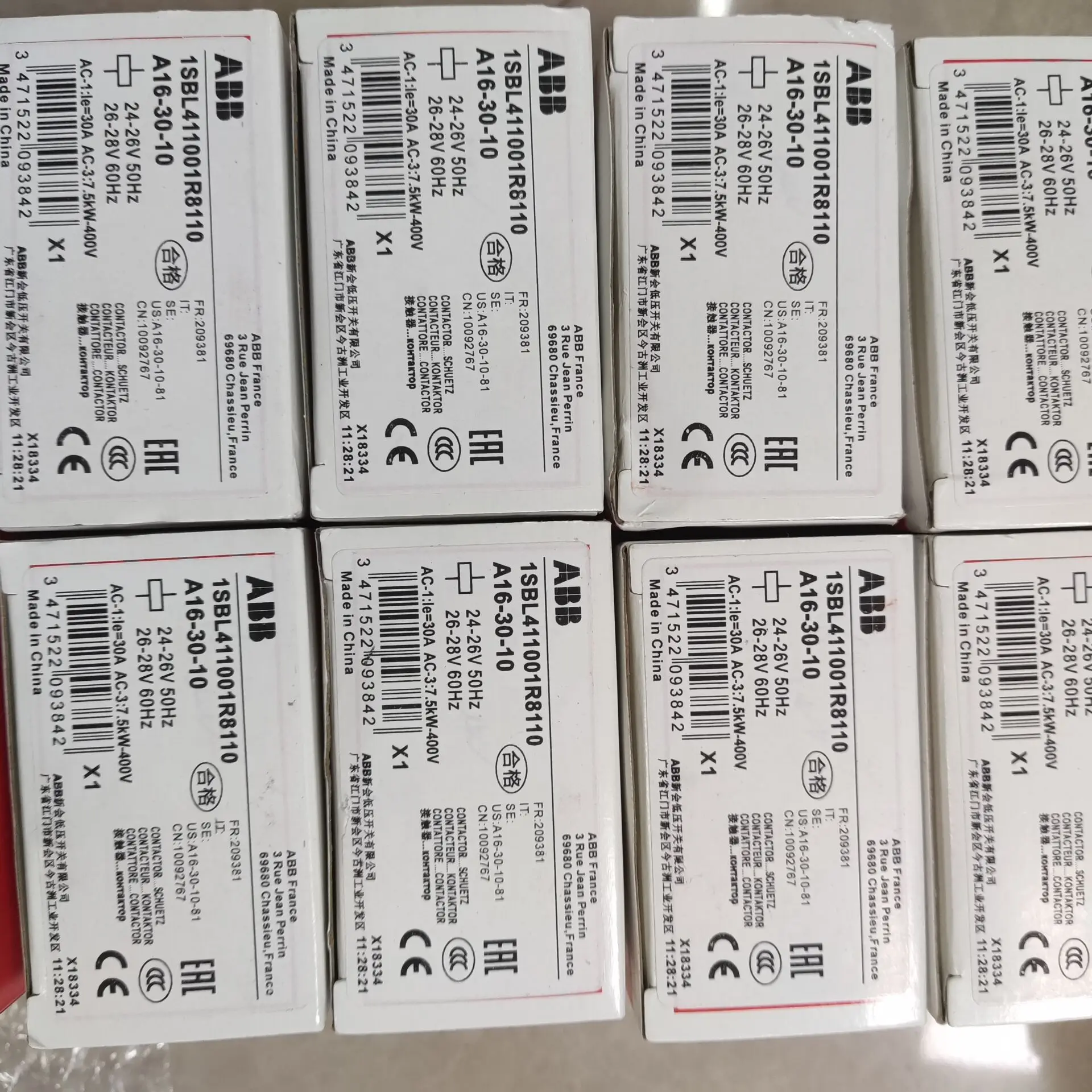 Abbs微型交流接触器af16-30-10-13 1sbl177001r1310 100-250v - Buy Af16-30-10,Abb ...