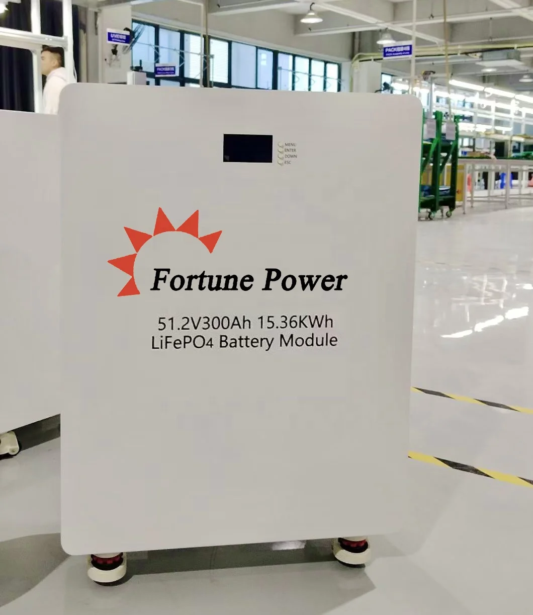 Fortune Power Factory 51.2V 300Ah 15kWh Home Solar Battery Bank 15kWh ...